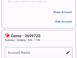 Shared Access Ctrader Mobile Android