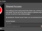Shared Access Ctrader Web