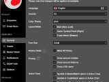 Settings Ctrader Web
