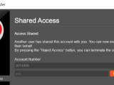 Shared Access Ctrader