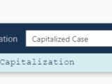Change Capitalization Filter Docparser