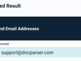 Find Email Addresses Filter Docparser