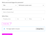 Performed A Custom Event Trigger Drip Help Center