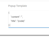 Map Widget Editor General Tab