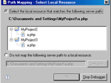 Path Mapping Php Development Tools Help