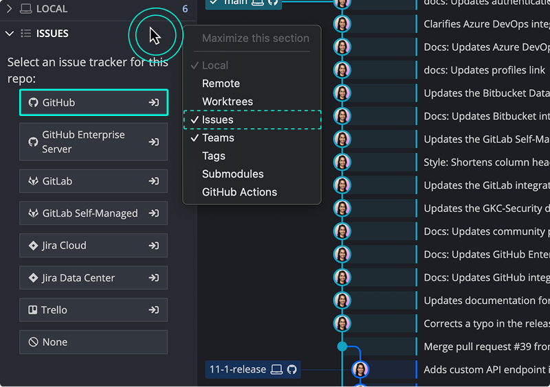 Gitkraken Desktop Github Issues Integration Connect Github Issues - Vintage Design Collection - Desktop Quality