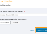 Managing Non Gradable Harmonize Discussions Harmonize