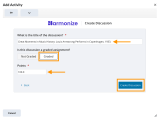 Creating Graded Harmonize Discussions In Brightspace Harmonize