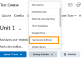 Creating Graded Harmonize Discussions In Brightspace Harmonize