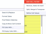 How To Use The Filter For Fill Cells With Mailparser