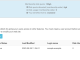 About The Member Control Panel Help
