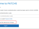 Multi Factor Authentication Mfa Patchs Support