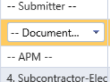 Workflow Tab Business Process Table