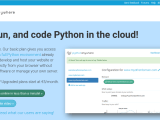 Integrating A Development Environment With Pythonanywhere