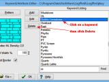 Delete Keywords