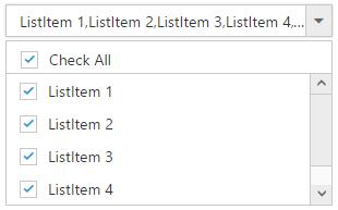 How to - DropDownList widget for Syncfusion Essential Angular