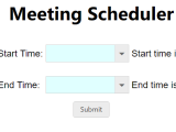 Validation Timepicker Angularjs Syncfusion