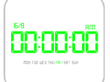 Digital Clock In Windows Forms Clock Control Syncfusion