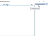Getting Started With Wpf Docking Control Syncfusion