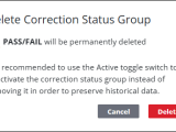 Remove A Checklist Status Group