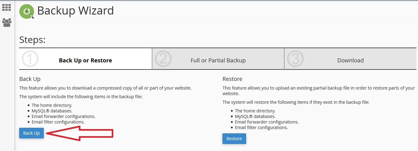 How to take a Full Website Backup from cPanel
