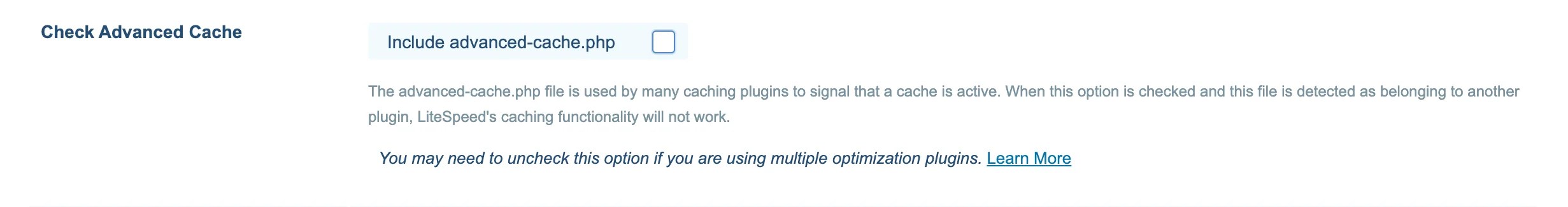 How to Fix “LiteSpeed Cache is disabled” Error in WordPress