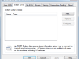 Setup Odbc Dsn