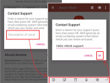 Android Send A Vwork Support Request From Your Vwork Mobile App