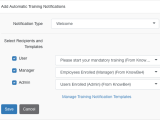 Training Campaign Notifications Overview Knowledge Base