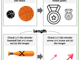 Comparing Objects Using Their Sizes Themed Math Worksheets