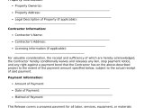 Make Your Conditional Contractor S Lien Release With Our Free Template