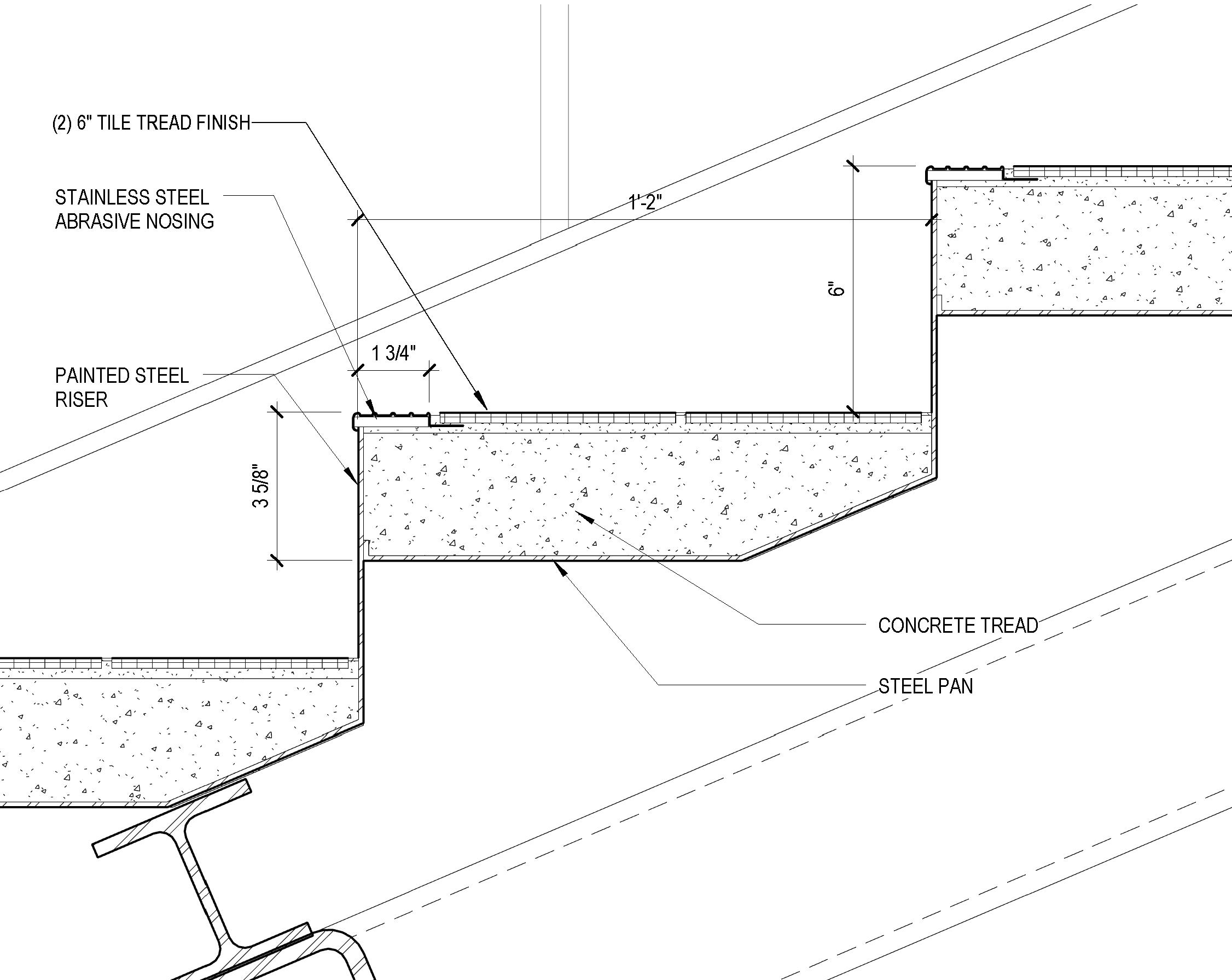 STAIR TREAD DETAIL | hemisphere architecture