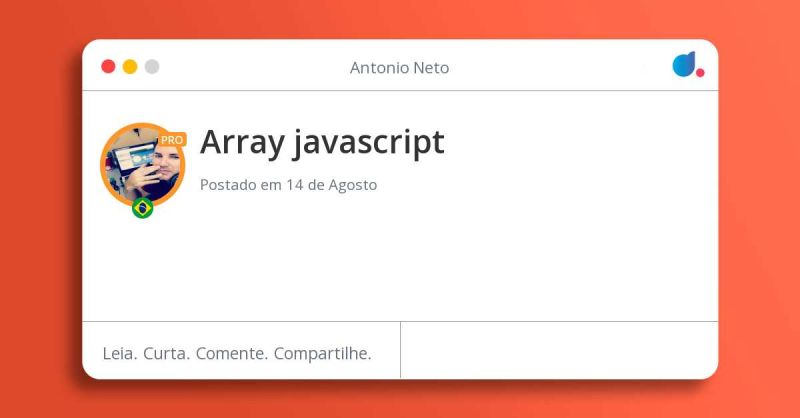 Como Criar Array Com Javascript E Como Ler Array Com Javascript - Best Colorful Patterns in Full HD