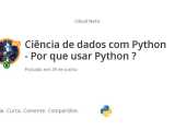 Ciência De Dados Com Python Por Que Usar Python