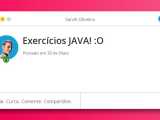 Exercícios Java O