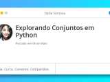 Explorando Conjuntos Em Python