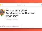 Formações Python Fundamentals E Python Backend Developer