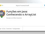 Funções Em Java Conhecendo O Arraylist Rejane Franceschinelli Java