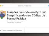 Funções Lambda Em Python Simplificando Seu Código De Forma Prática