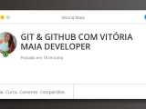 Git Github Com Vitória Maia Developer
