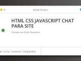 Html Css Javascript Chat Para Site