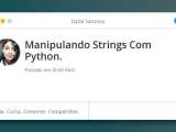 Manipulando Strings Com Python