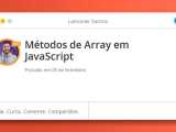 Métodos De Array Em Javascript