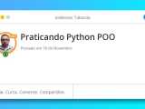 Praticando Python Poo