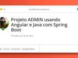 Projeto Admin Usando Angular E Java Com Spring Boot Guilherme Santana