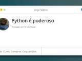 Python é Poderoso