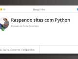 Raspando Sites Com Python Thiago Silva Python Dio