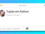 Tuplas Em Python Joyce Rodrigues Python Tuplas Dio