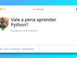 Vale A Pena Aprender Python