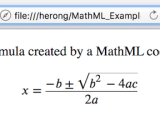Relation Between Html And Mathml